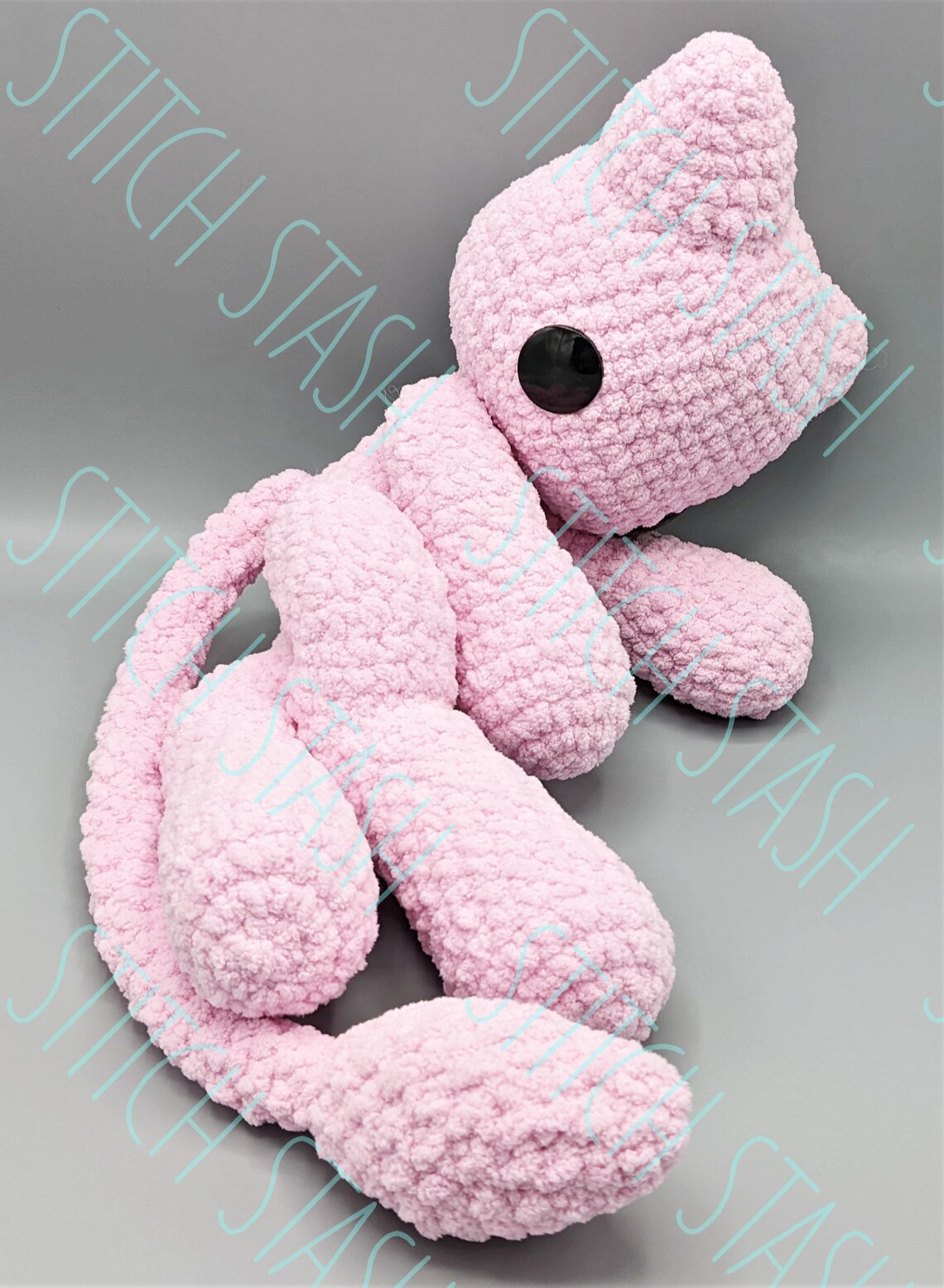 Giant Mew Ready to Ship Crochet Doll/plush - Etsy