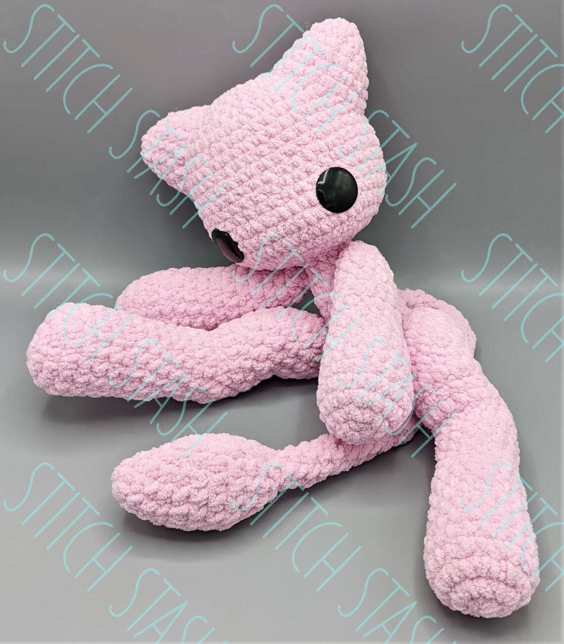 Giant Mew Ready to Ship Crochet Doll/plush - Etsy