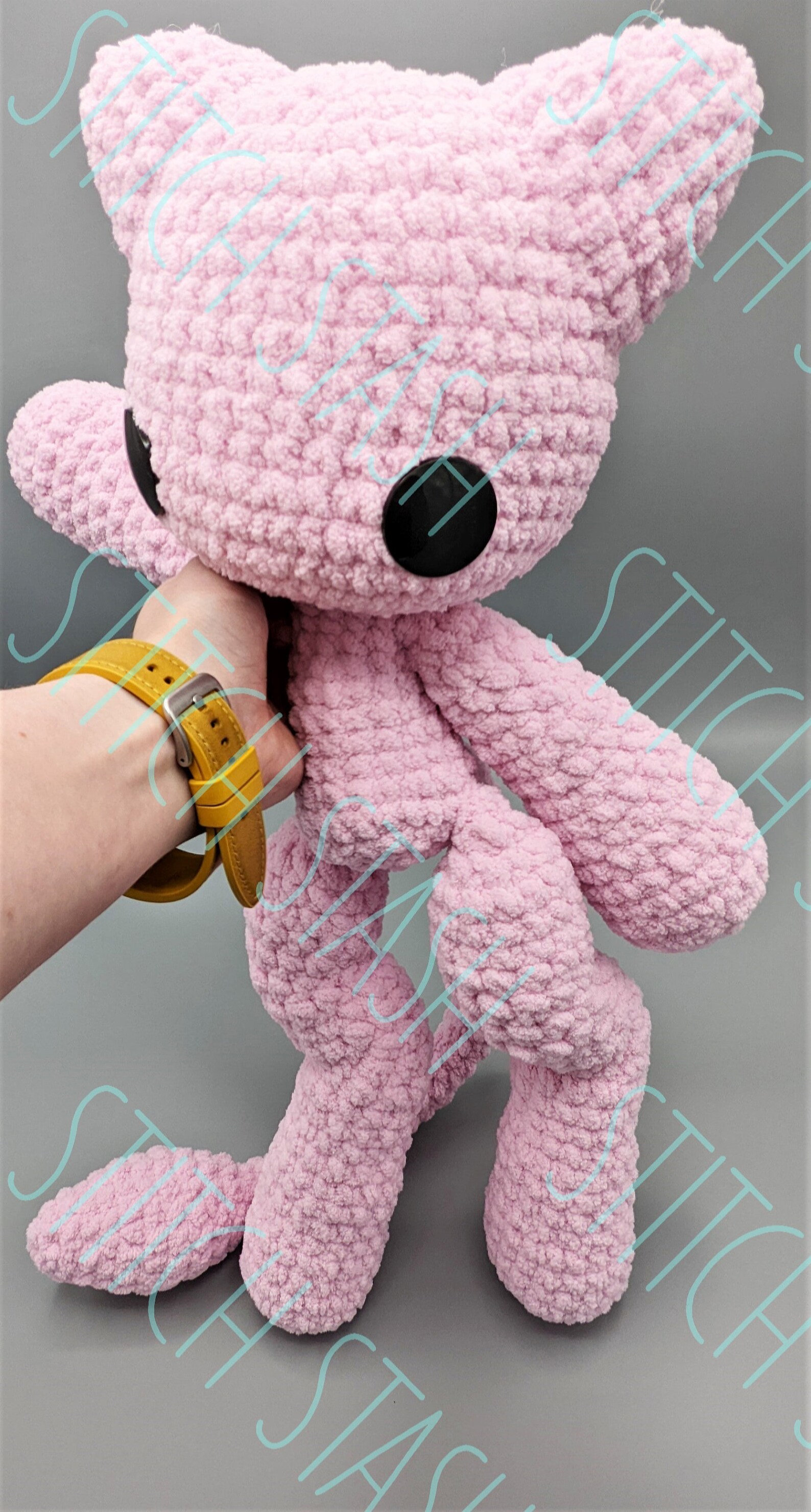 Giant Mew Ready to Ship Crochet Doll/plush - Etsy