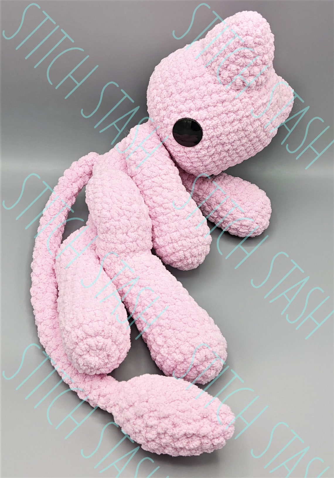 Giant Mew Ready to Ship Crochet Doll/plush - Etsy