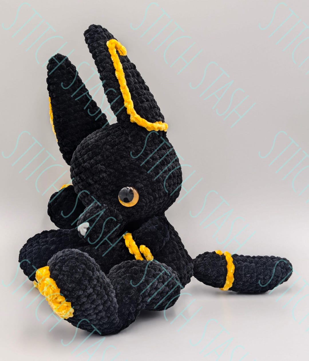 Chenille Soft Anubis Puppy Ready to Ship Crochet Doll/plush - Etsy