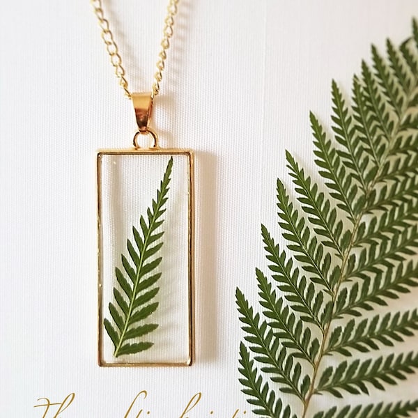 Fern Necklace - Etsy