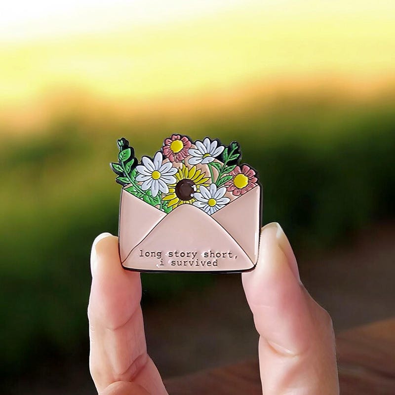 Self Care Enamel Pin - Etsy