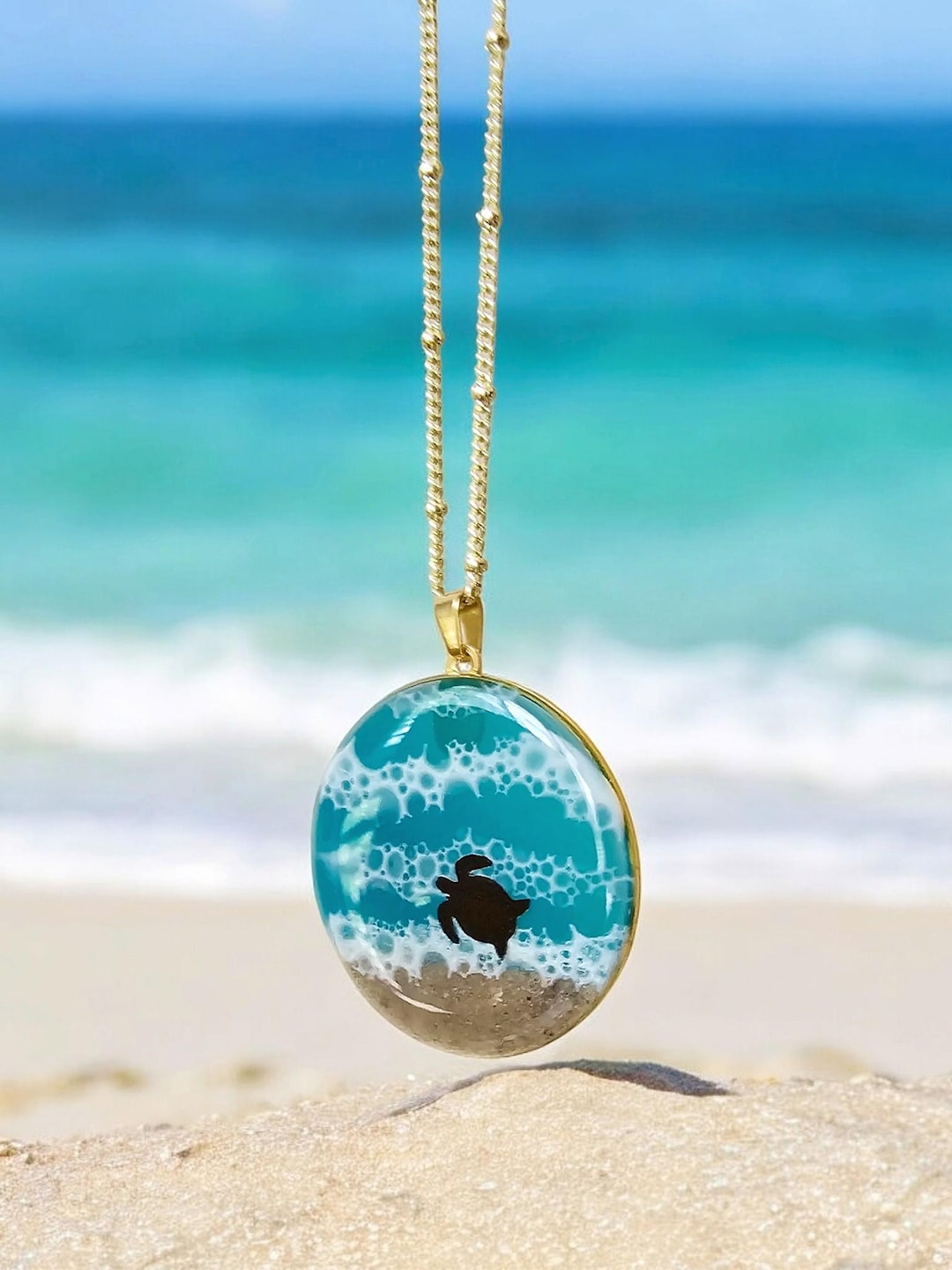 Ocean Jewelry,beach Jewelry,mermaid Necklace,beach Sand Jewelry,surfer ...