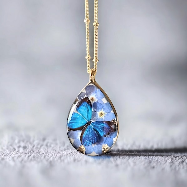 Real Flower Necklace - Etsy