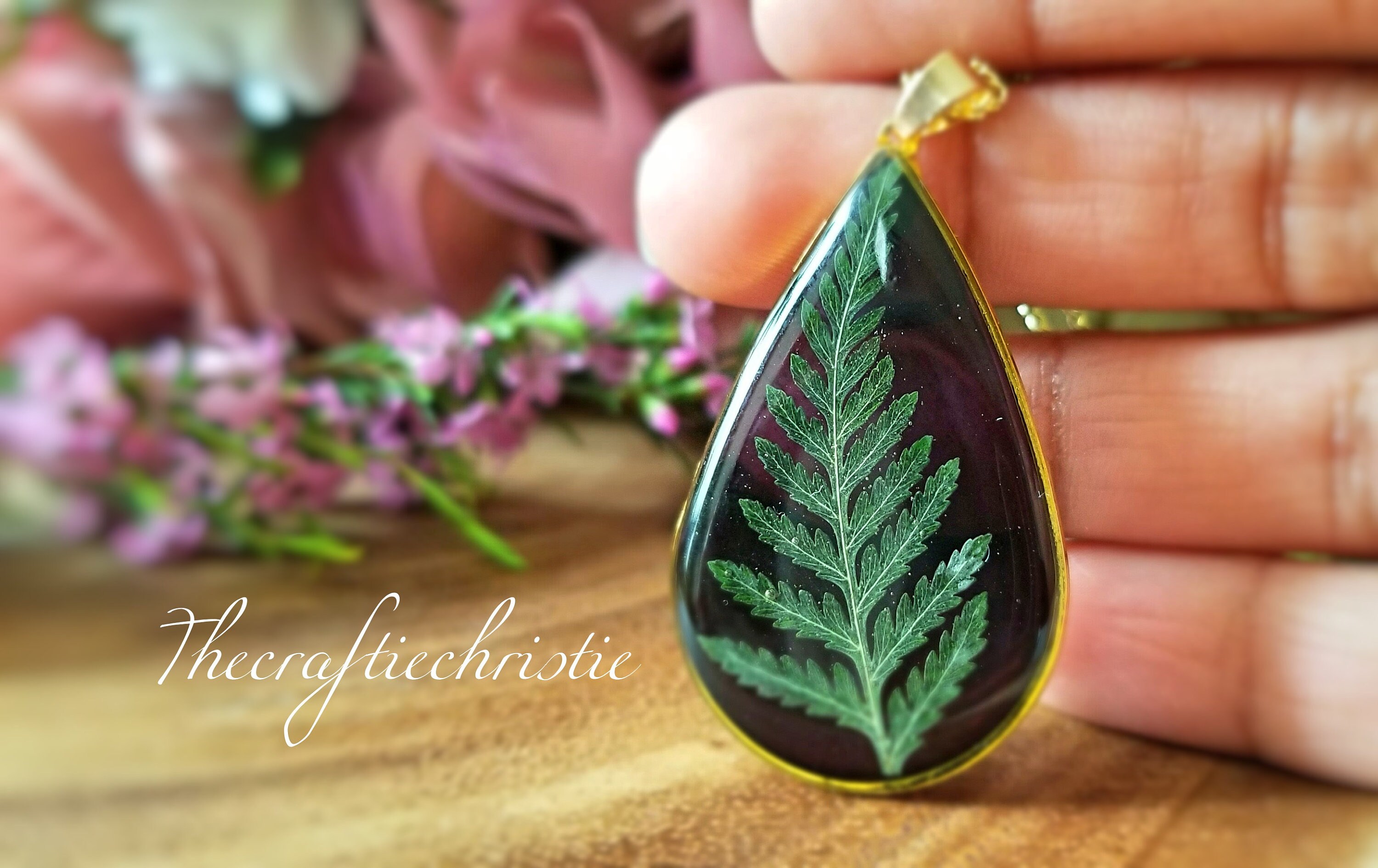 Fern Necklace-necklace Nature Jewelry Botanical - Etsy