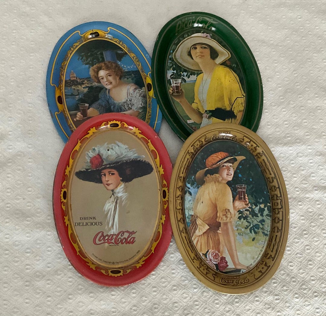 Coca-cola Miniature Trays, 1970s Reproductions - Etsy