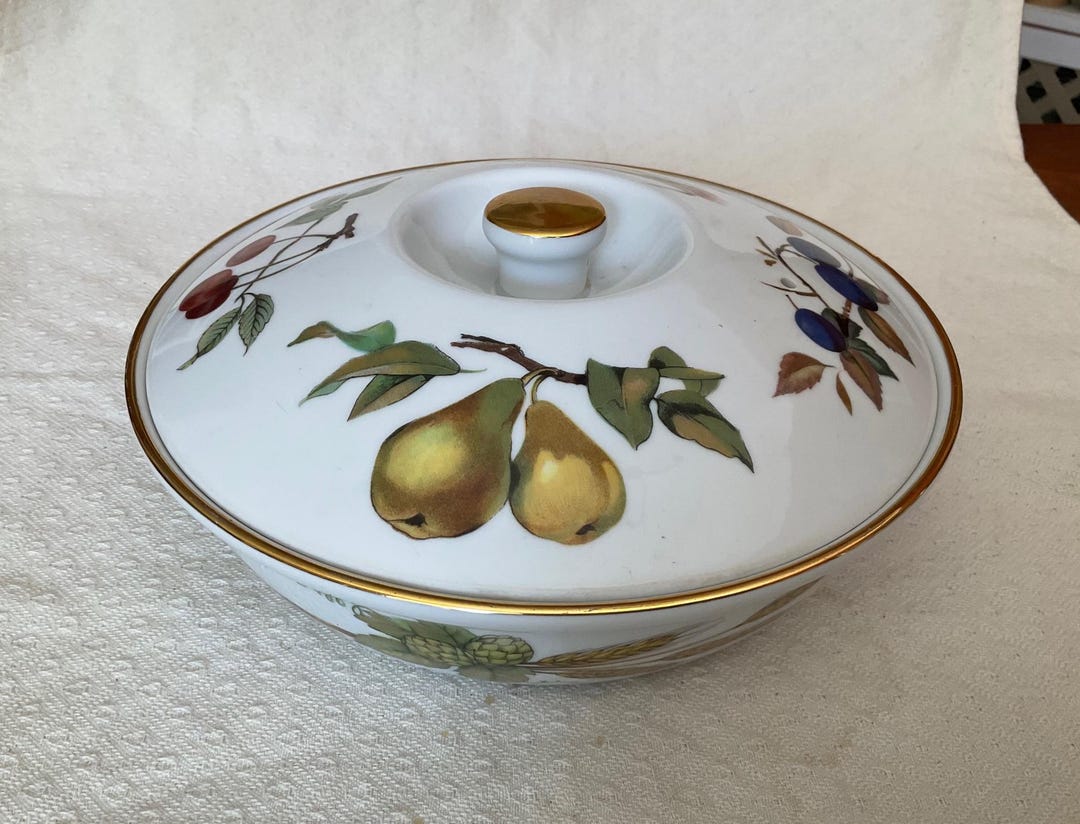Royal Worcester Evesham Casserole Dish With Lid, Vintage - Etsy