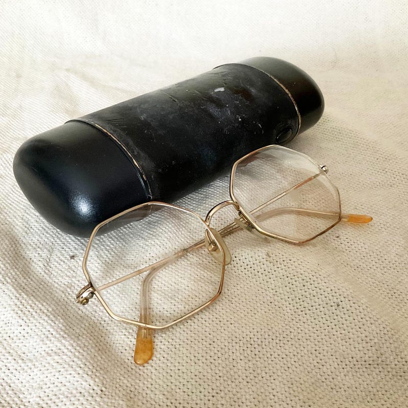 Octagon Eyeglasses - Etsy