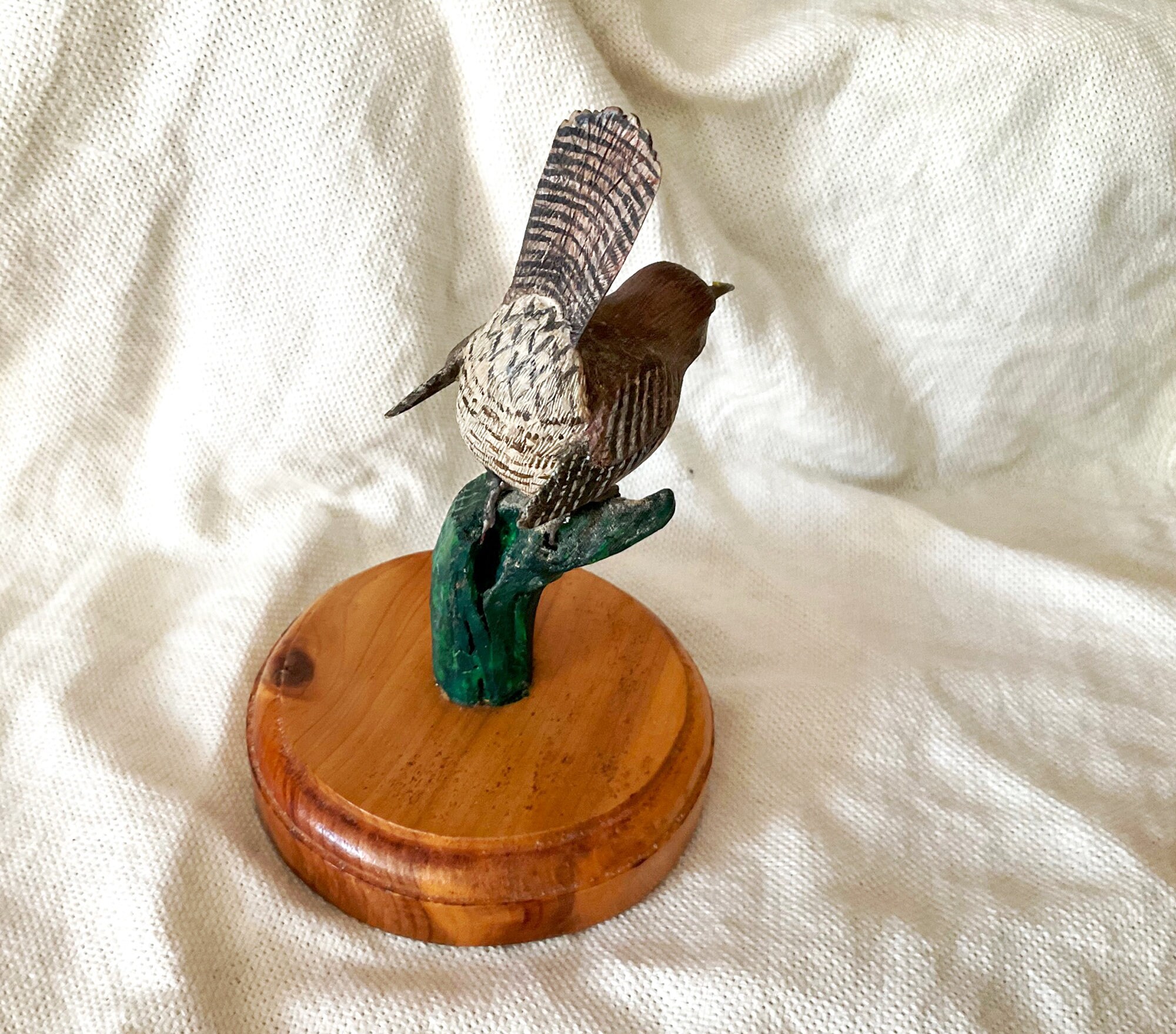 Beautiful House Wren Wood Carving Signed Fritz Frerichs - Etsy
