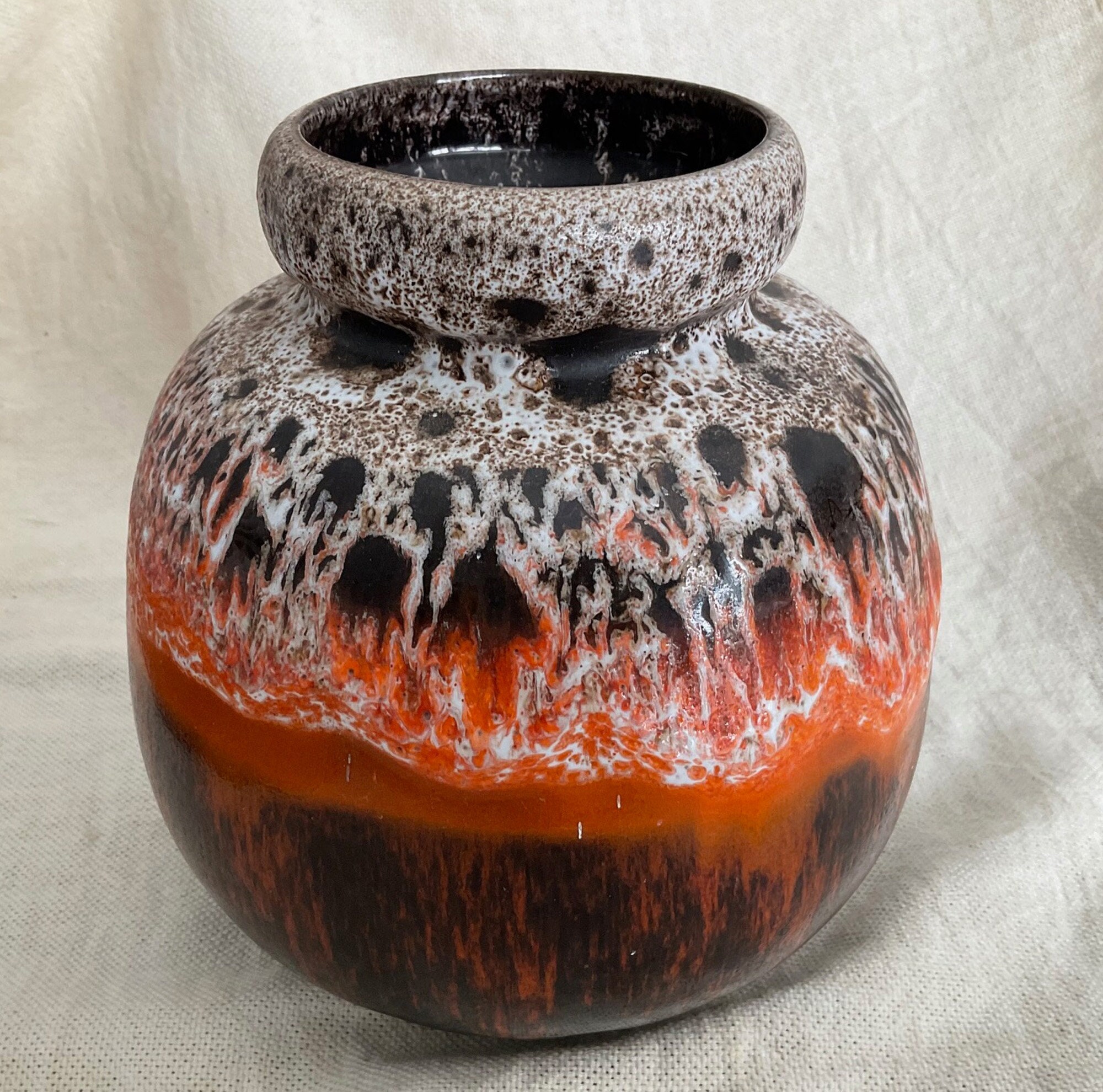 Vintage MCM Blue Mountain Pottery Lava Pot Apollo Series - Etsy