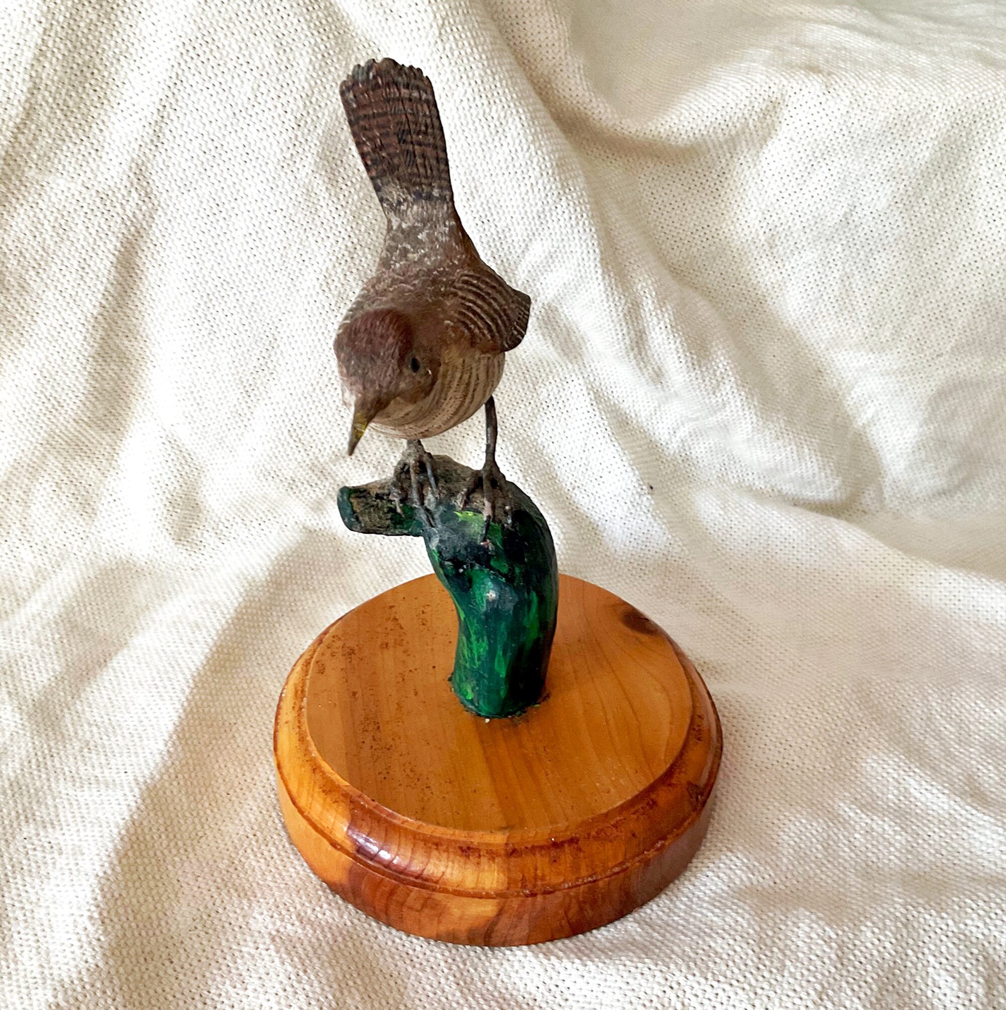 Beautiful House Wren Wood Carving Signed Fritz Frerichs - Etsy