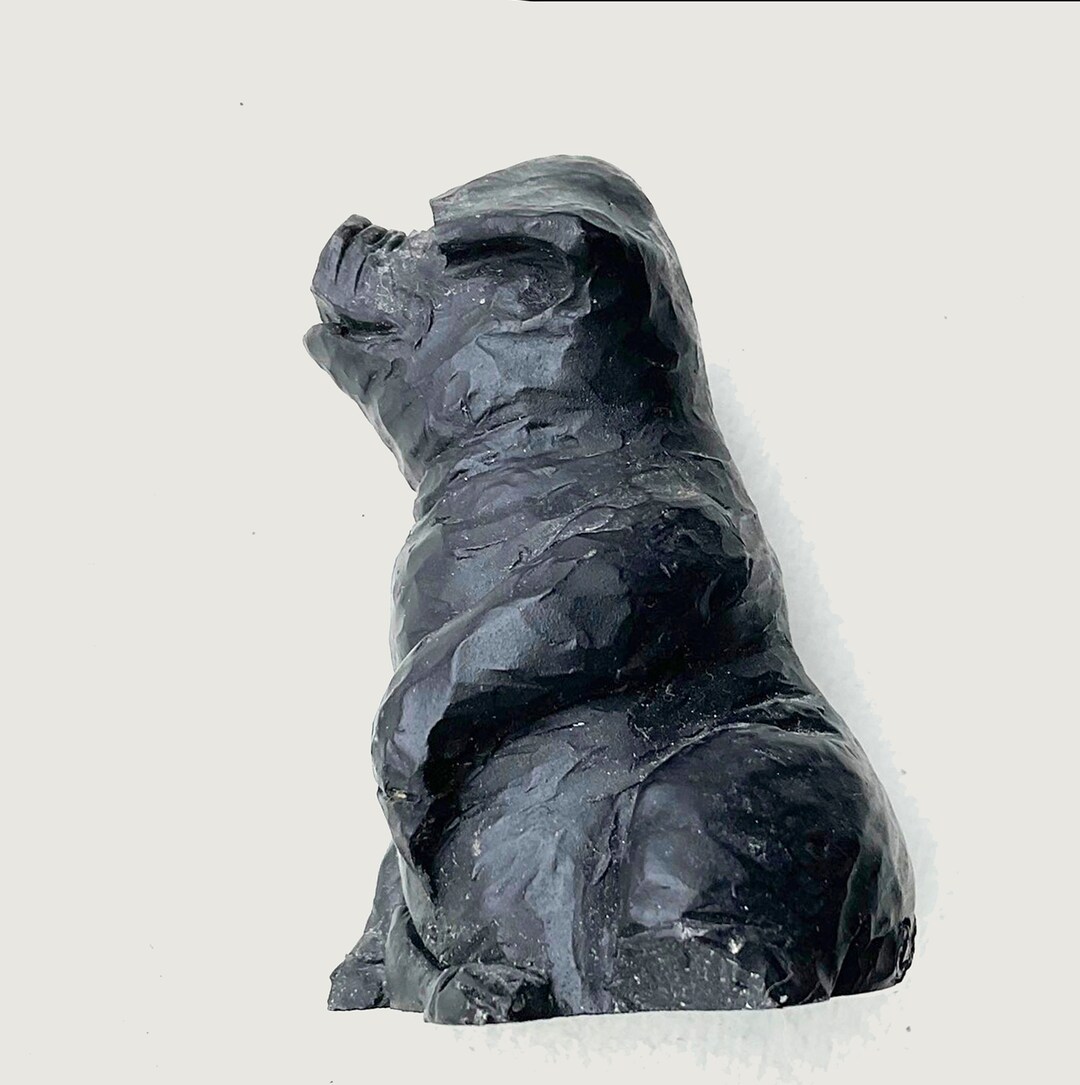 Small Coal Pig Figurine, Hand Carved From British Coal - Etsy