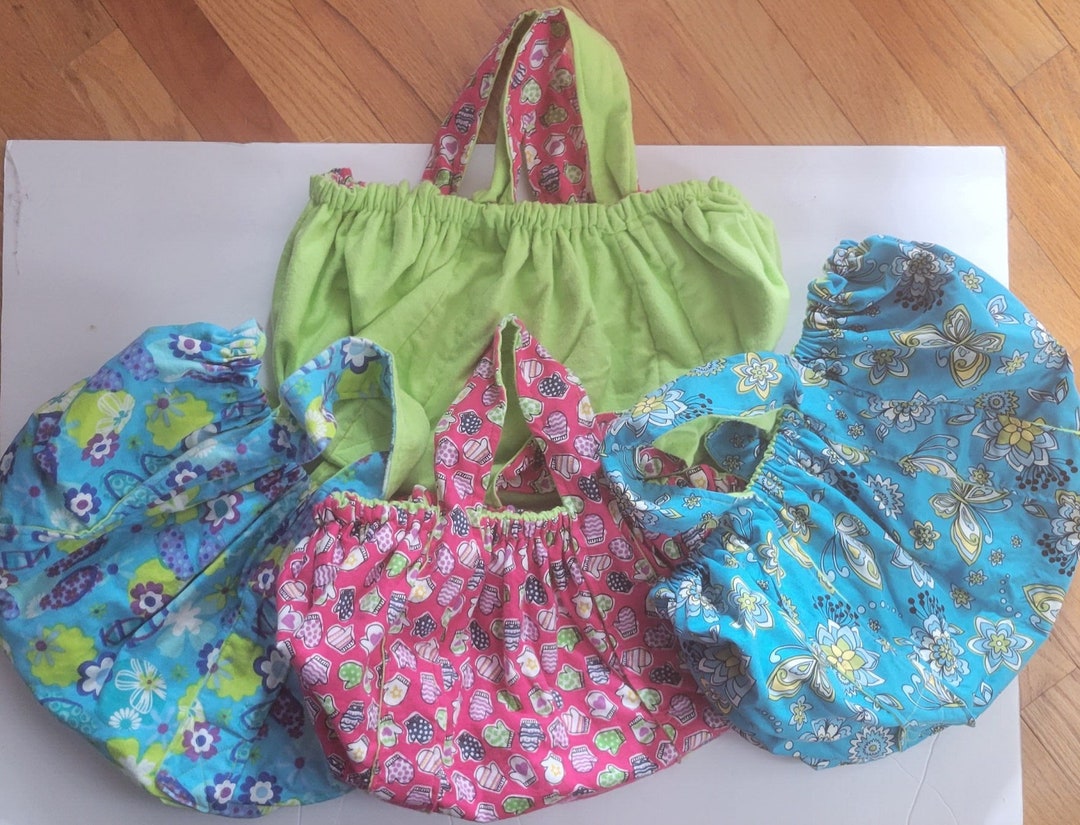 Midwifery Weigh Bags With Material Handles Green Flannel, Various ...
