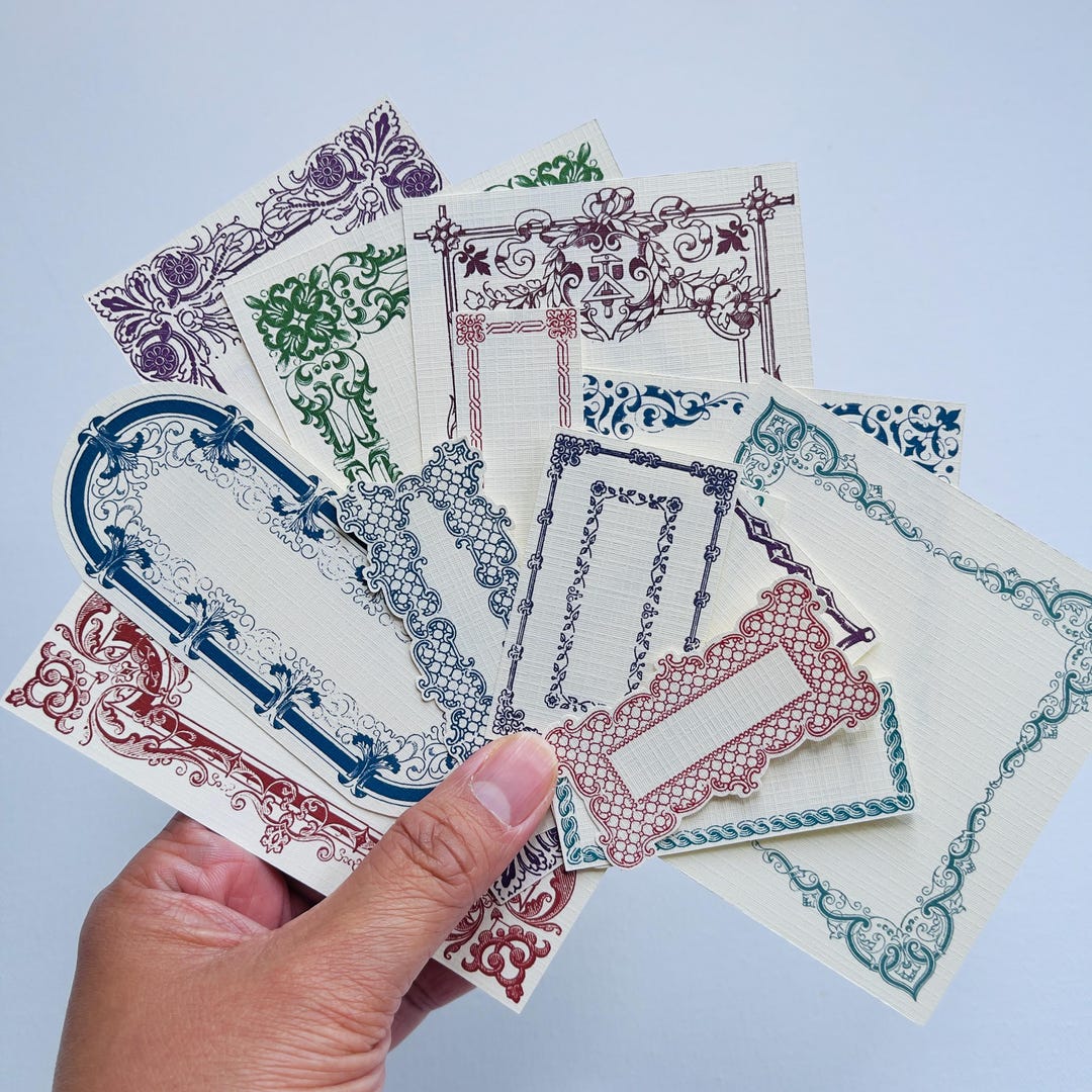 Vintage Style Memo Papers, Ivory Linen Journaling Notes - Etsy