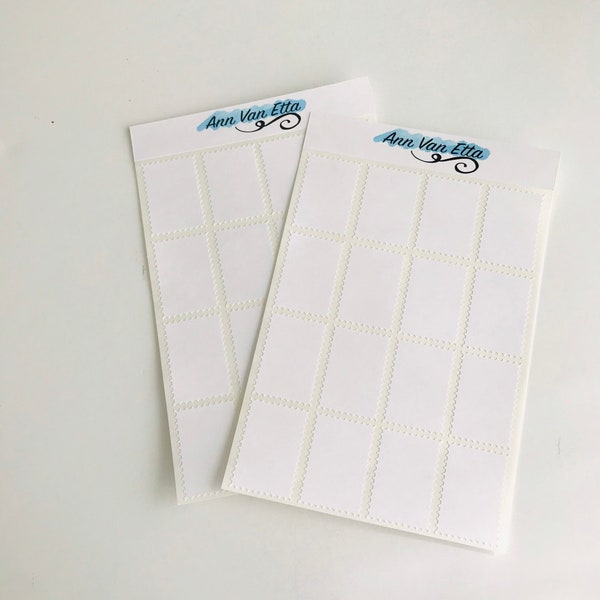 Blank Stamp Sheets - Etsy
