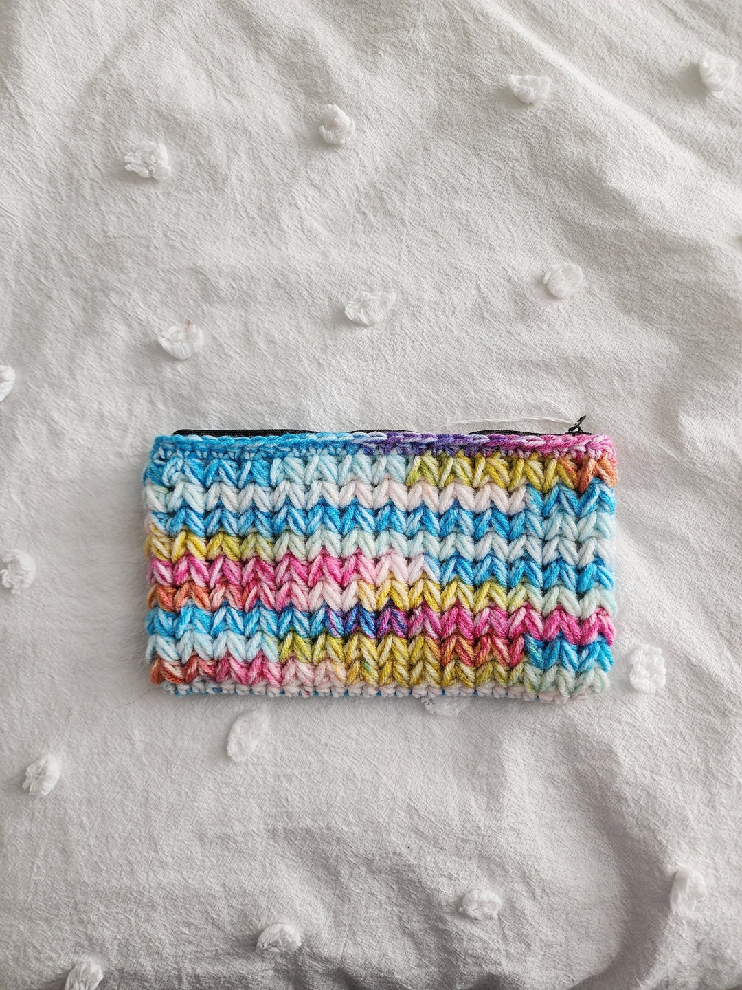 Crochet Zipper Bag - Etsy