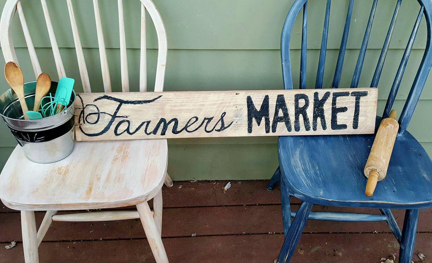 Vintage Farmers Market Sign