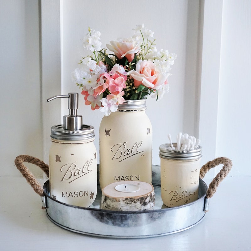 Rustic Bathroom Set - Etsy