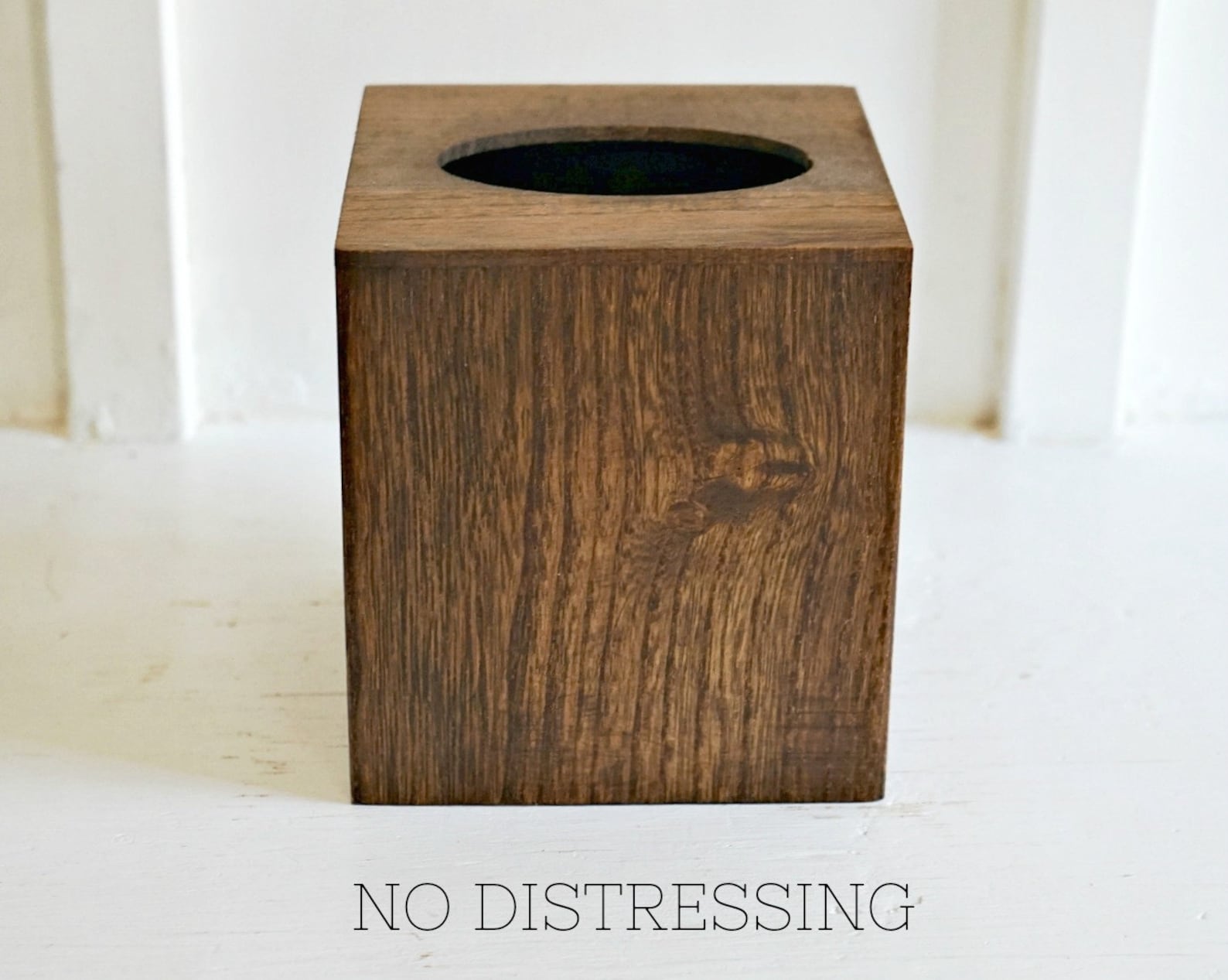 Rustic Wood Tissue Box Cover. No Distressing. Farmhouse Decorative ...