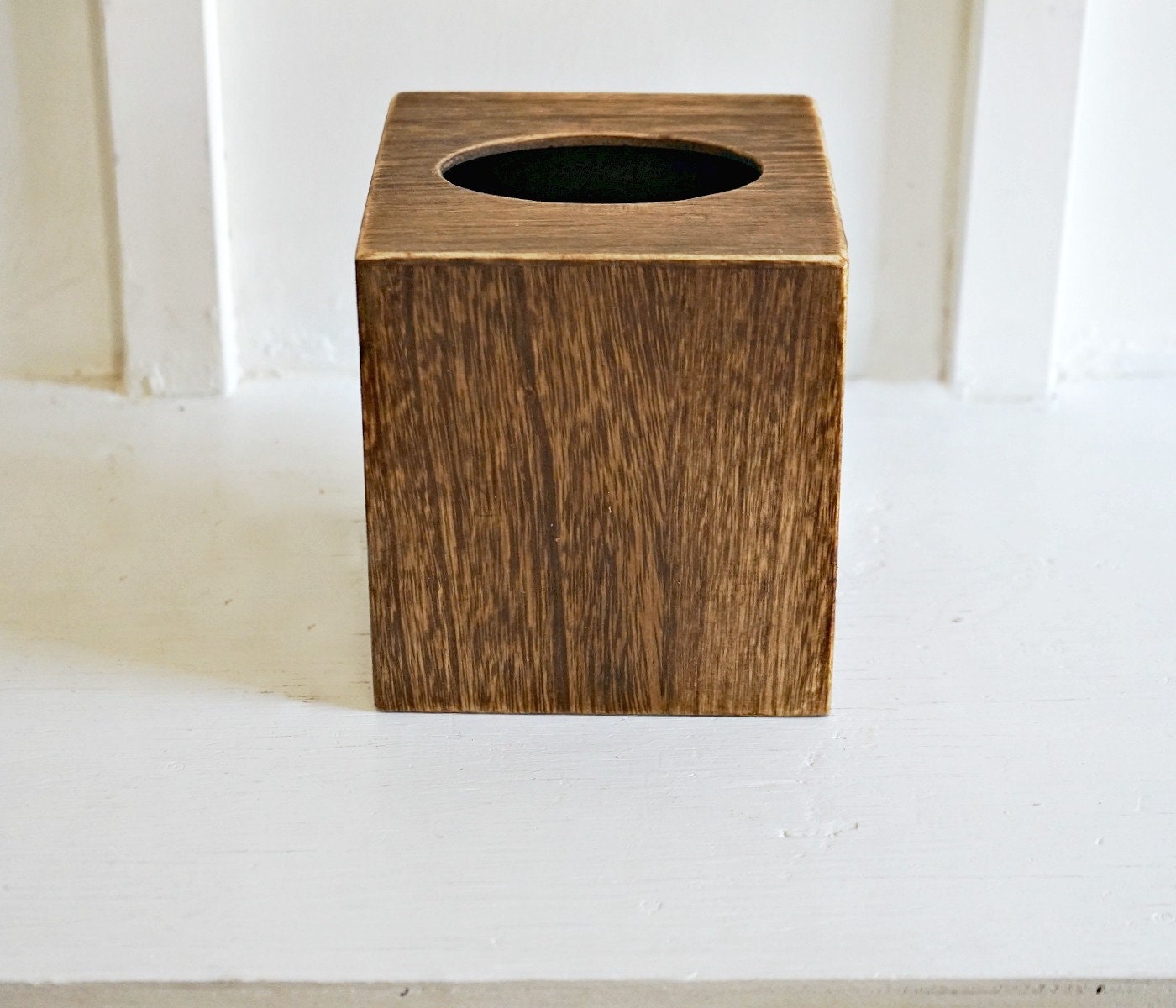 Wood Tissue Box Cover. Rustic. Farmhouse. Medium Distressing. | Etsy