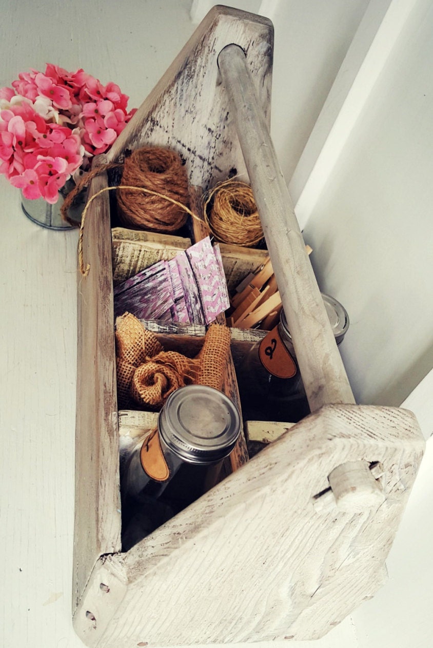 Rustic Wood Tool Box Wedding Tool Boxgarden Tool Box - Etsy