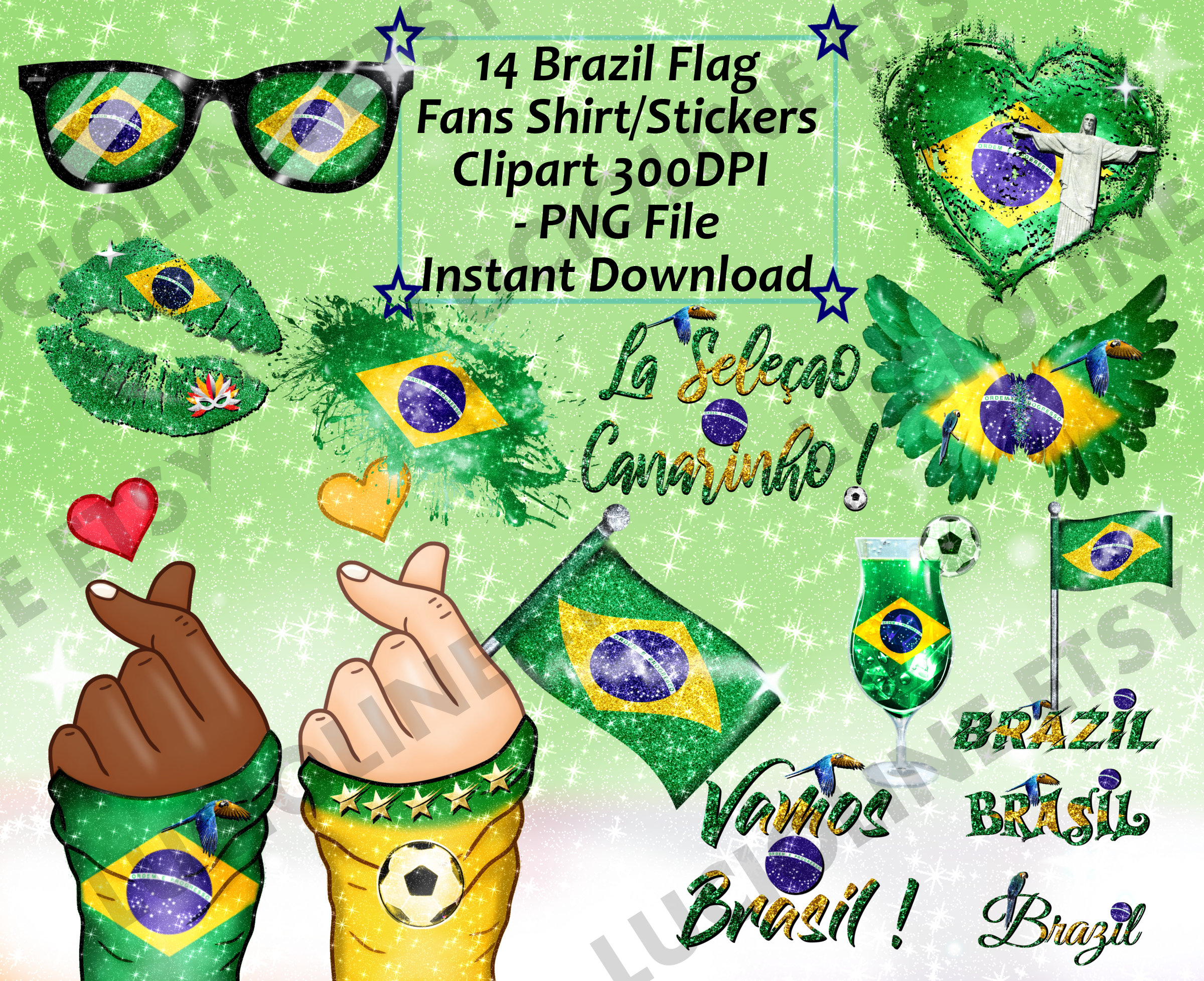 Flag Clipart] Brazil Fans Patriot World X14 PNG 300dpi Splash Paint ...