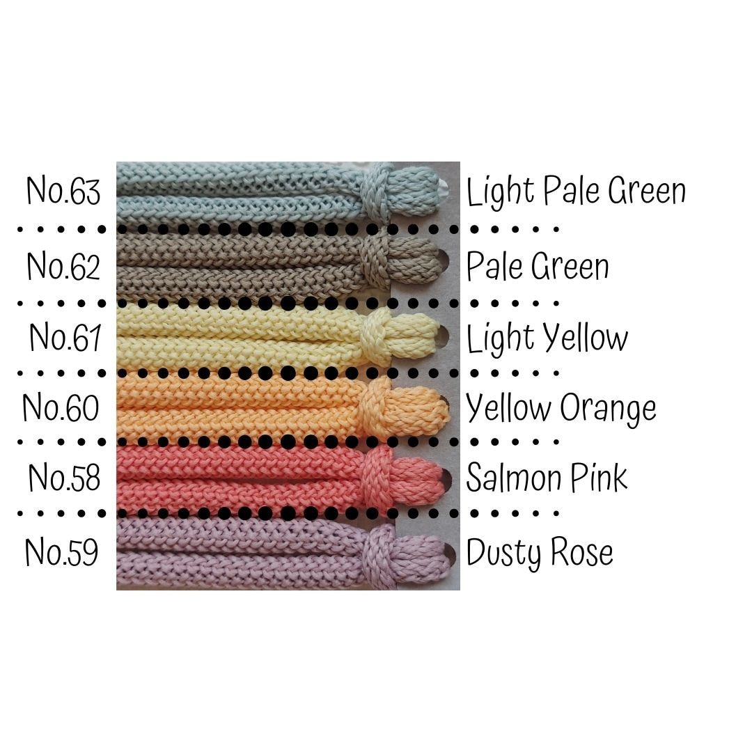 Pastel Colors Rope, Rope for Crocheting and Knitting, Macrame Cord ...
