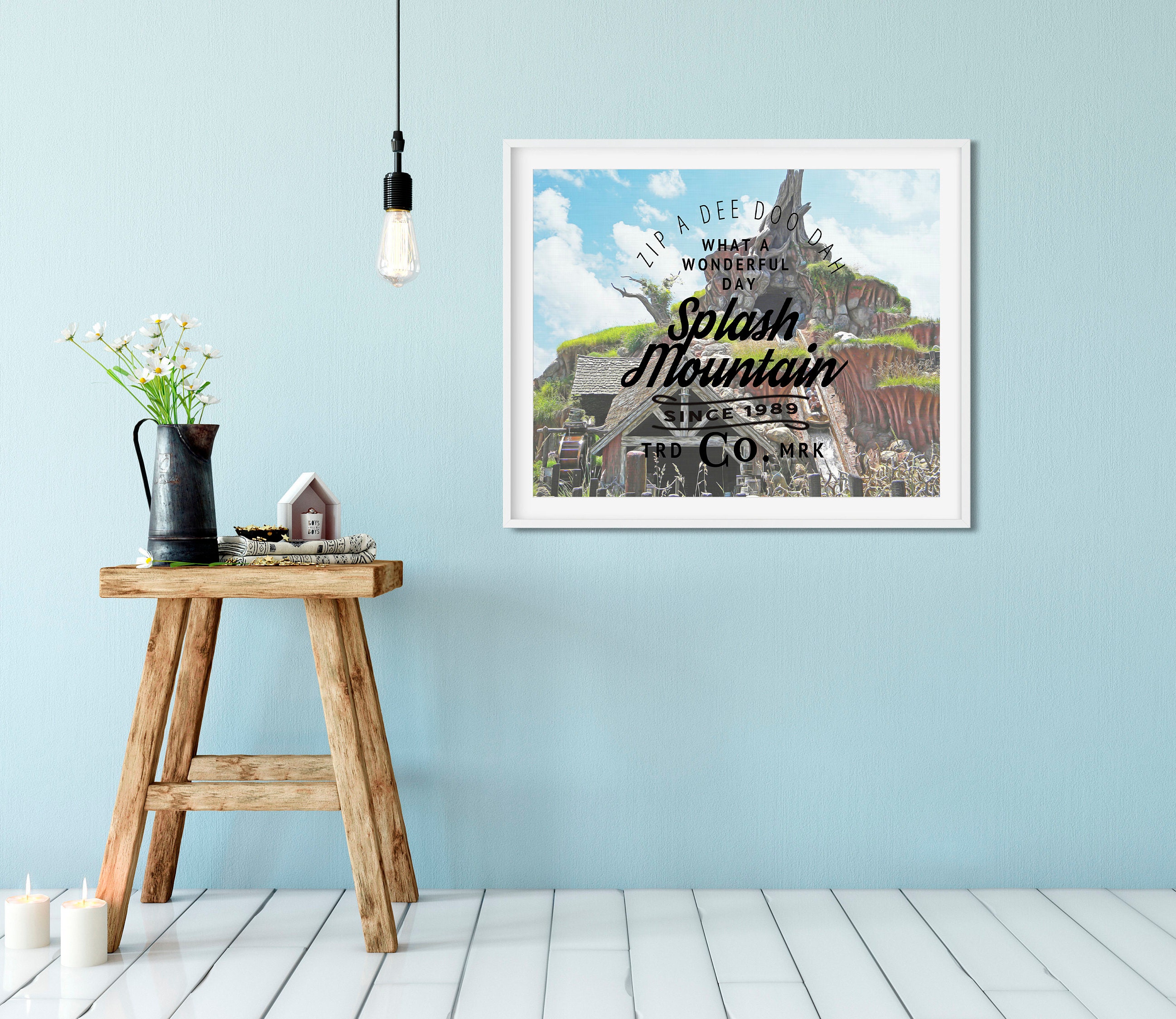 Disney Splash Mountain Art Print Disney Home Art Print for - Etsy