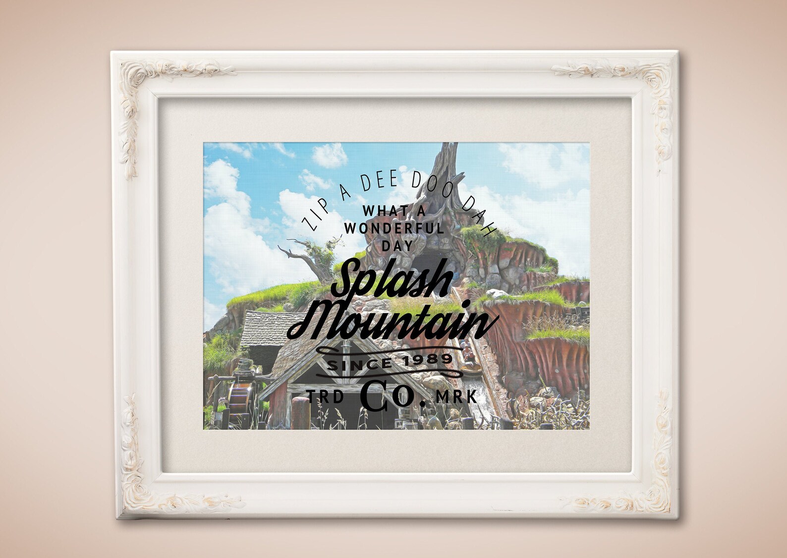 Disney Splash Mountain Art Print Disney Home Art Print for - Etsy
