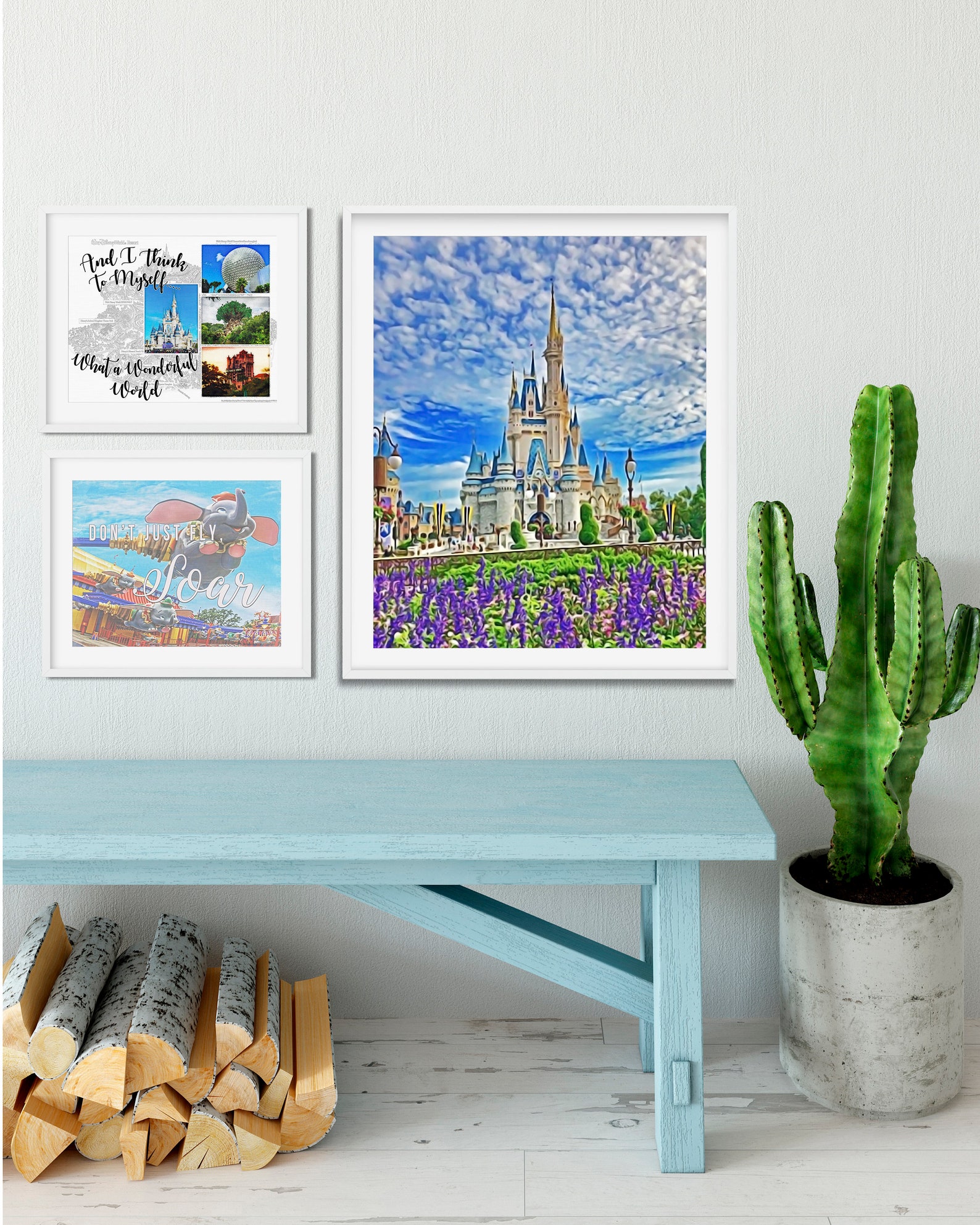 Walt Disney World Resort Art, What A Wonderful World Art Print, Disney ...