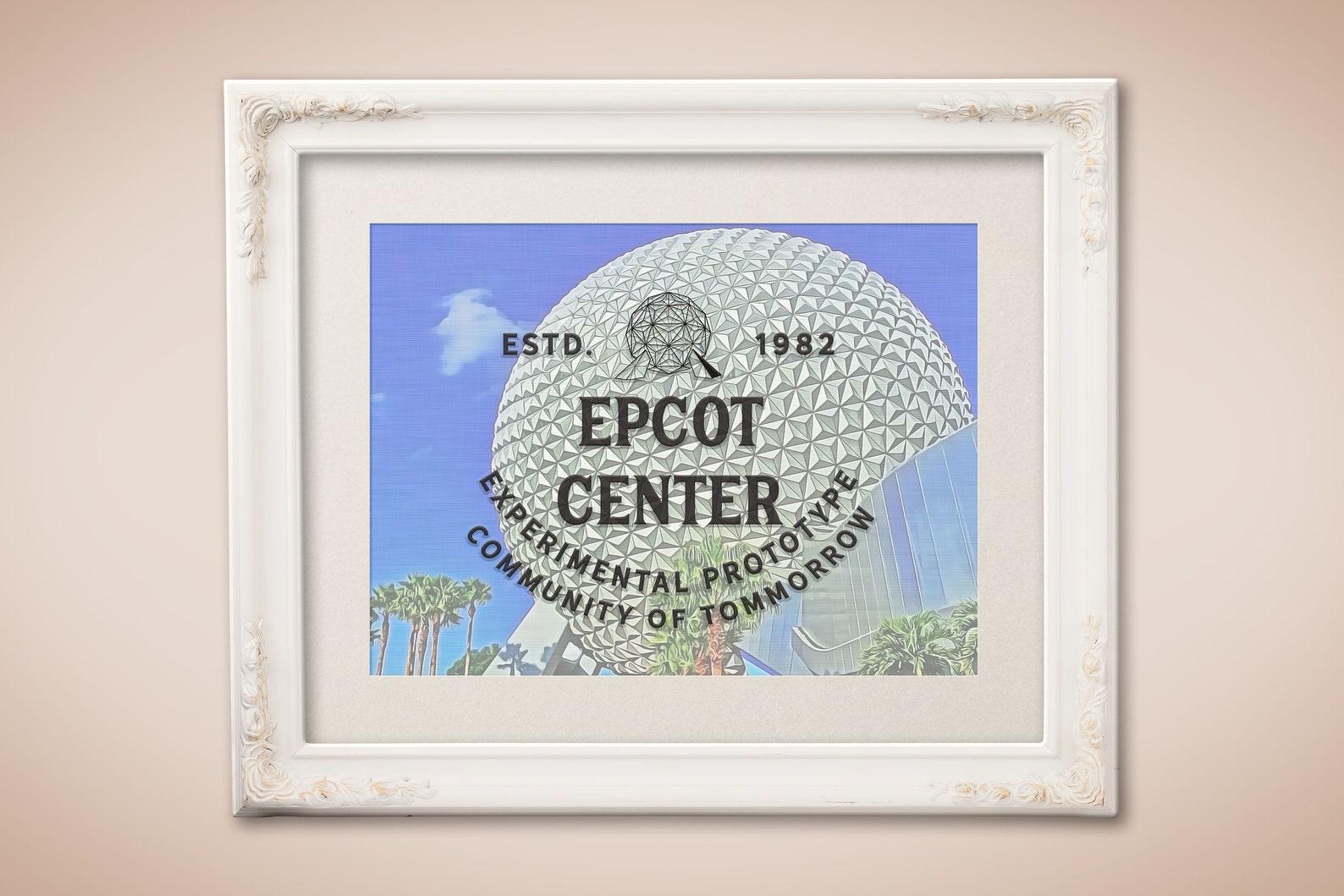 Disney Epcot Art Disney Wall Art Disney Home Decor Disney - Etsy