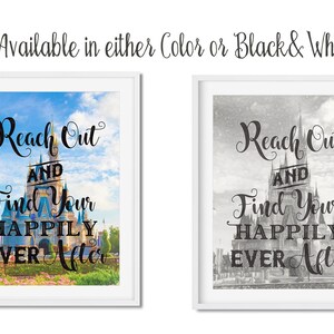 Reach Out and Find Your Happily Ever After, Disney Home Decor, Disney ...