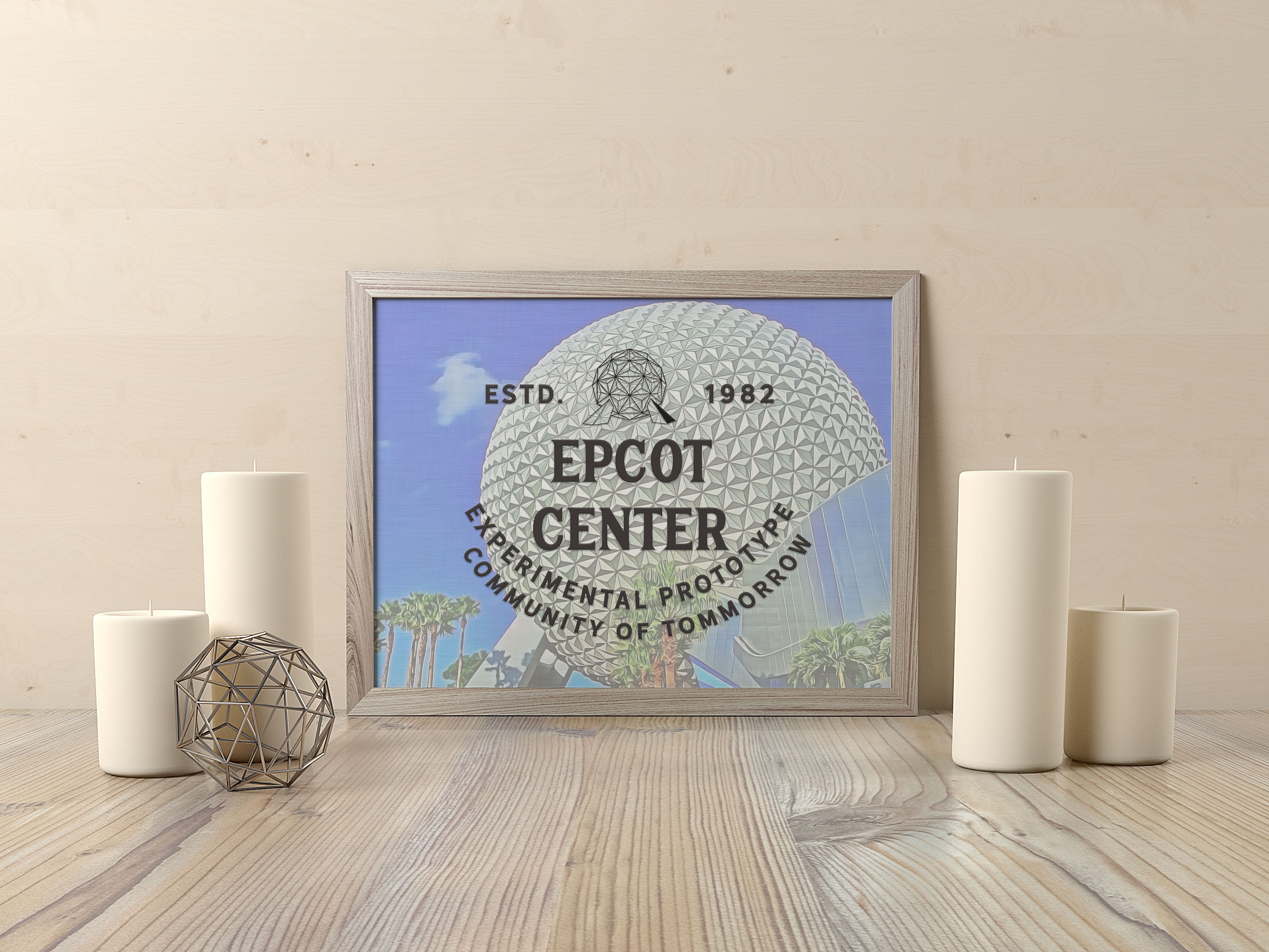 Disney Epcot Art Disney Wall Art Disney Home Decor Disney - Etsy