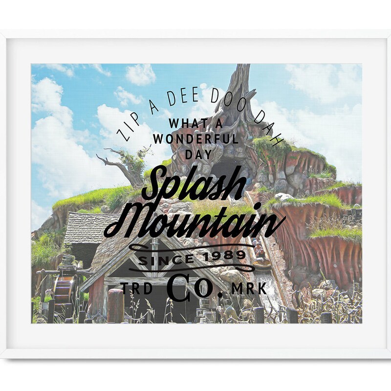 Splash Mountain Decor - Etsy