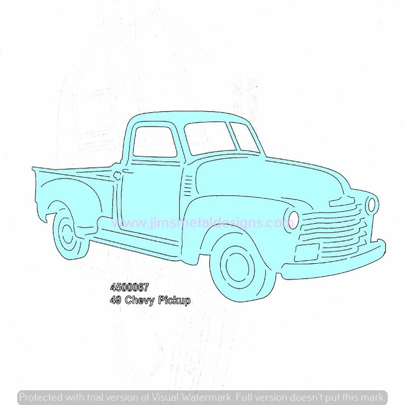 49 Chevy Pickup Truck - Etsy