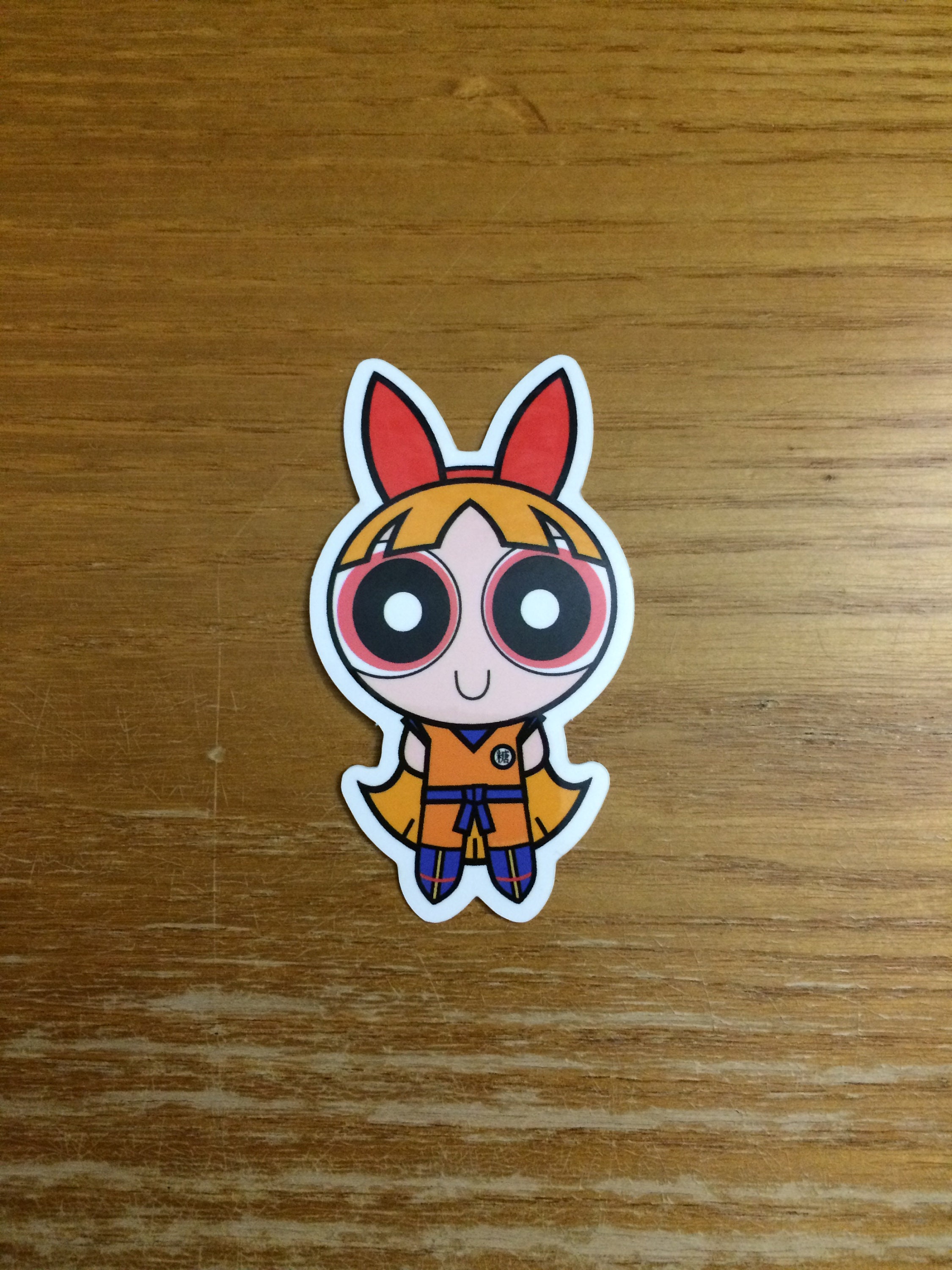 DBZ Saiyan Powerpuff Girls Sticker Vinyl - Etsy UK