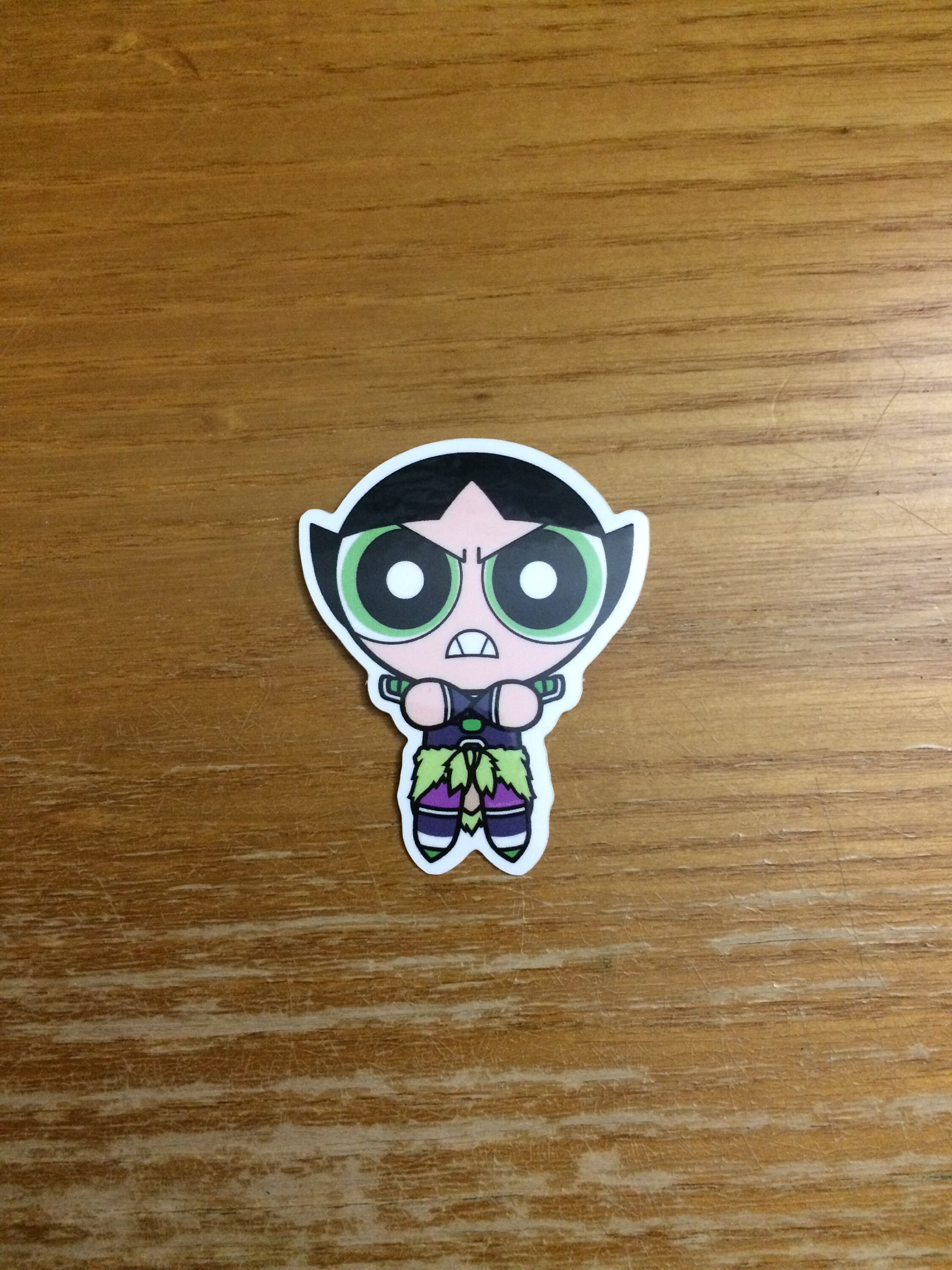 DBZ Saiyan Powerpuff Girls Sticker Vinyl - Etsy UK