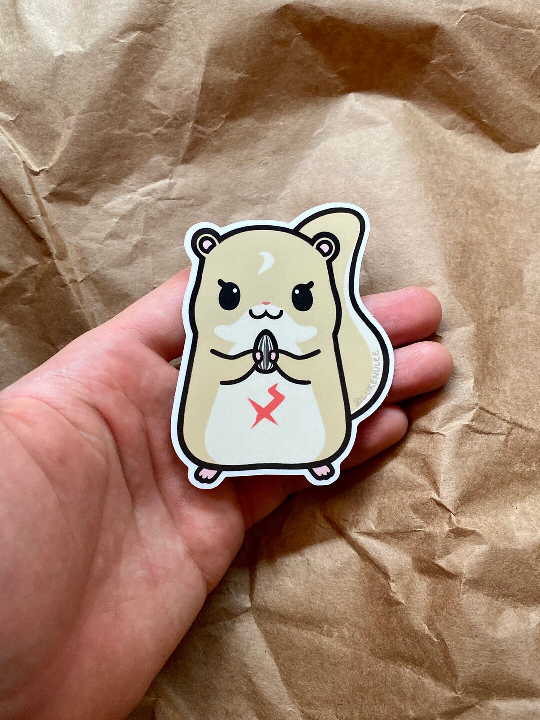 Momo Flying Squirrel Sticker Vinyl - Etsy