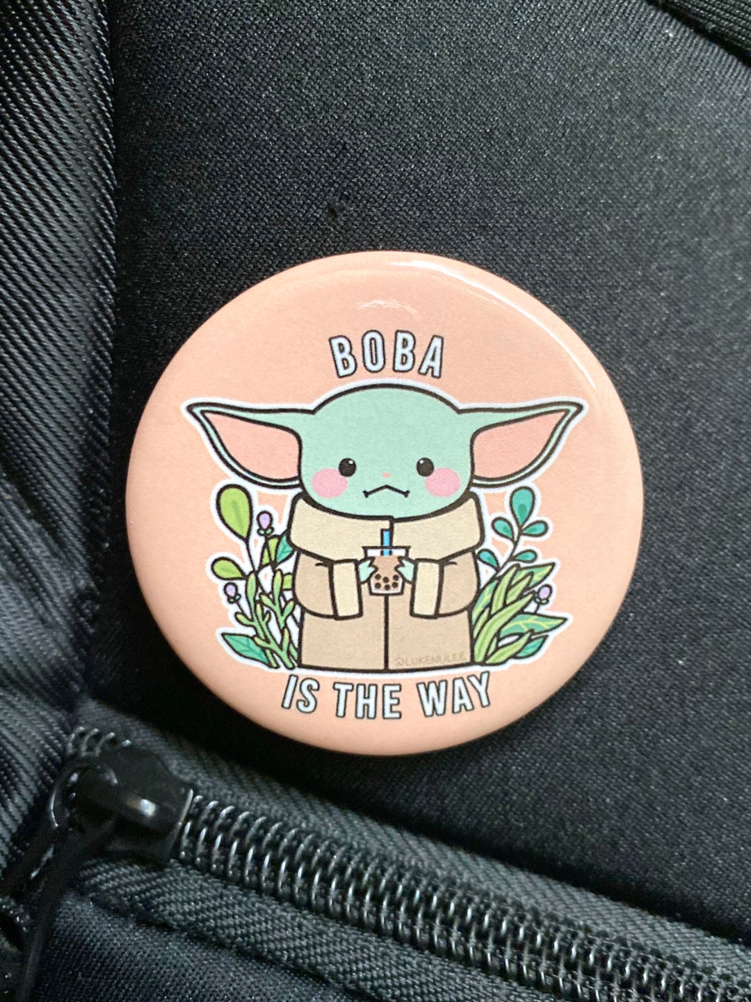 Baby Boba Boba is the Way Button - Etsy
