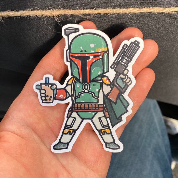 Boba Fett Stickers - Etsy