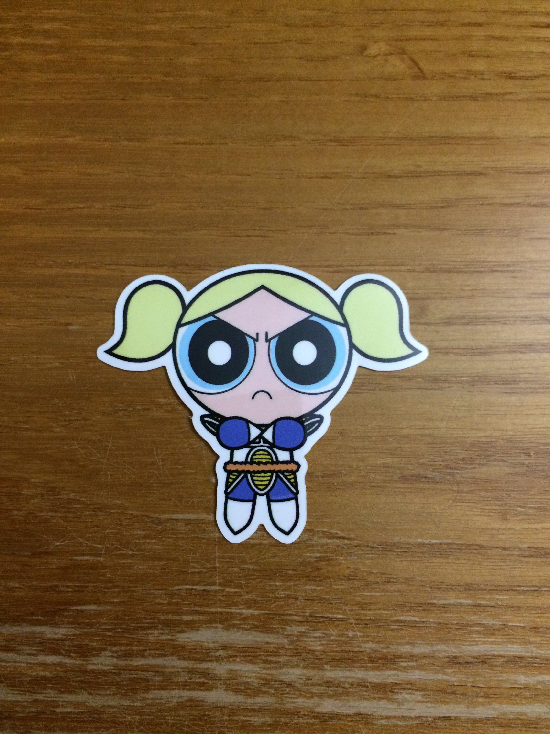 DBZ Saiyan Powerpuff Girls Sticker Vinyl - Etsy UK