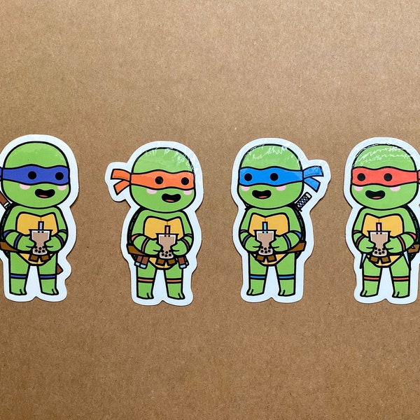 Tmnt Vinyl Stickers - Etsy
