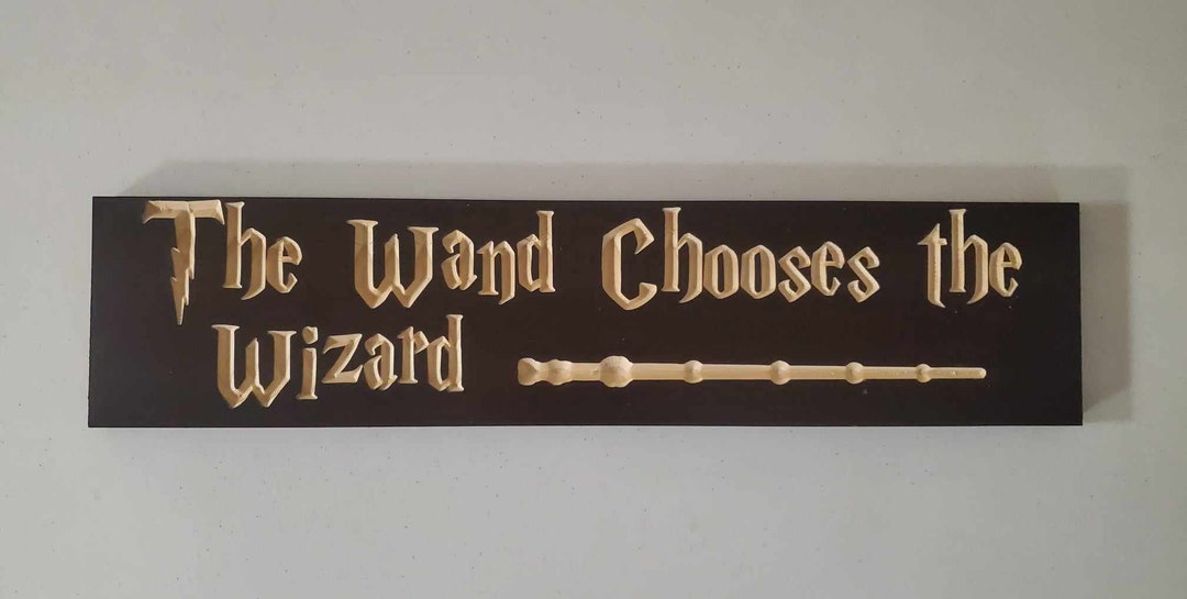 The wand chooses the wizard - Etsy.de