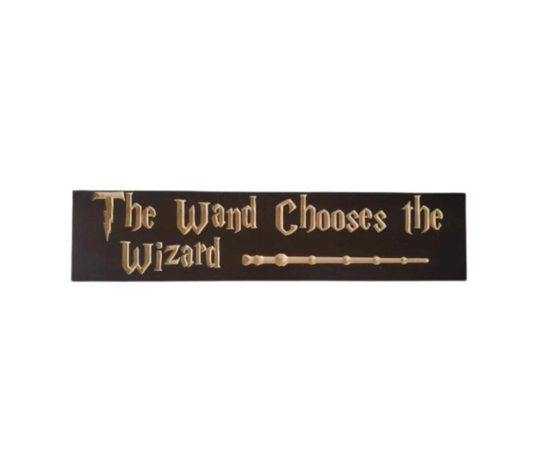 The Wand Chooses the Wizard - Etsy
