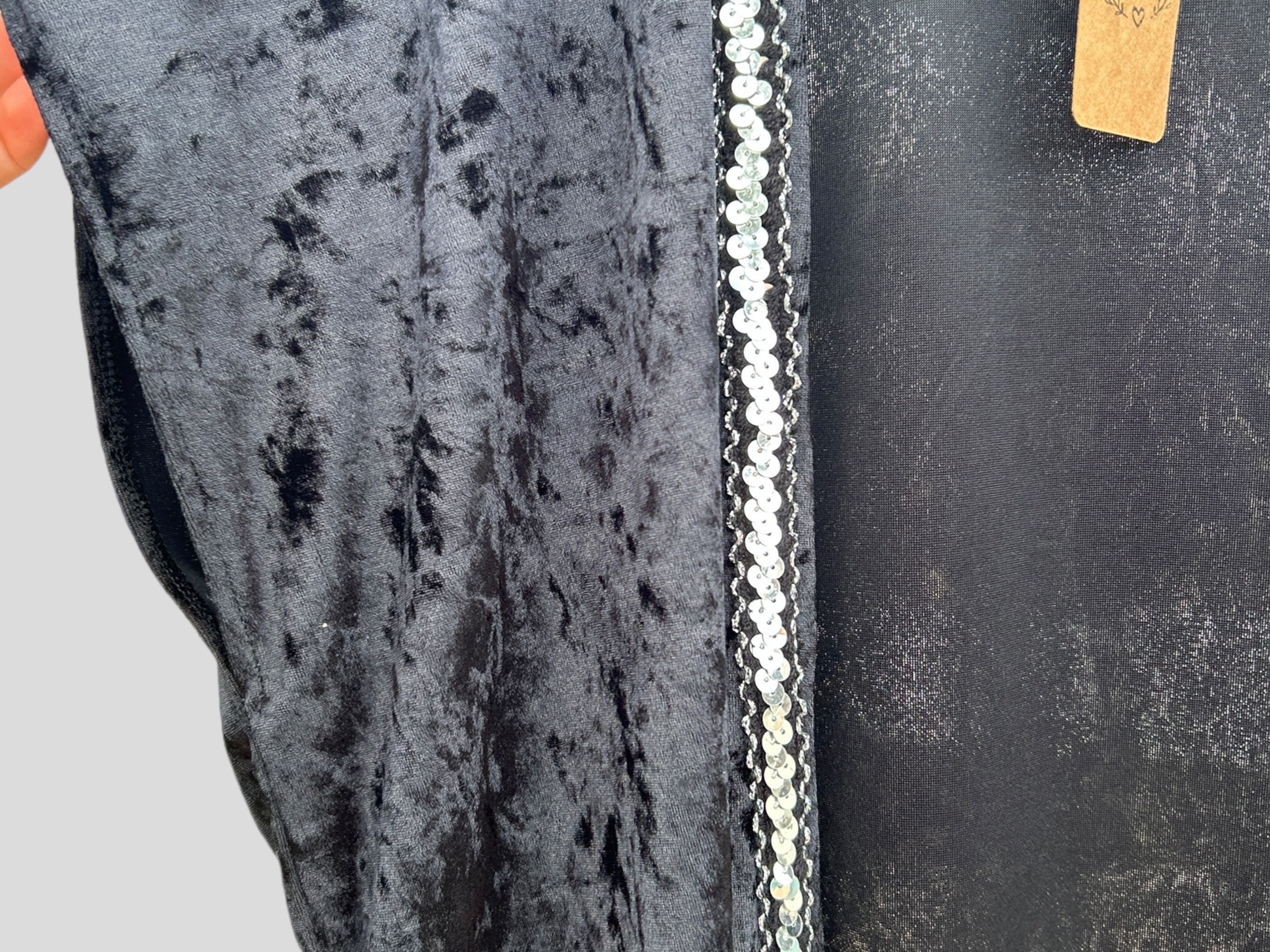 Velvet Robe “silver Sparkle” - Etsy