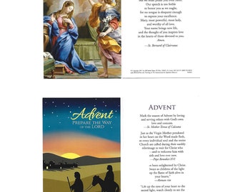 Catholic Advent Card - Etsy