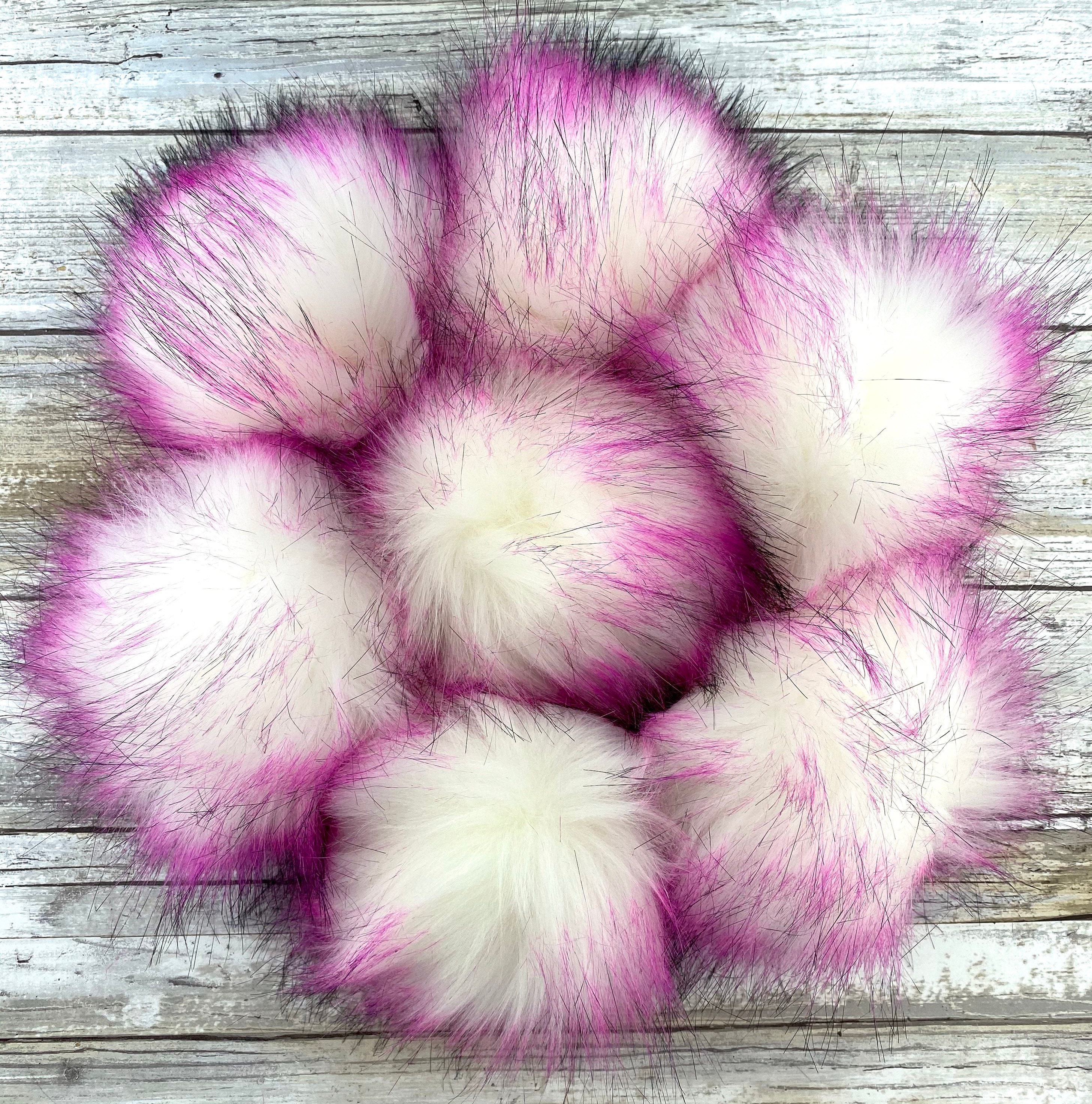 Sassy Pom Pom Snap On Pom Pom Faux Fur Pompom