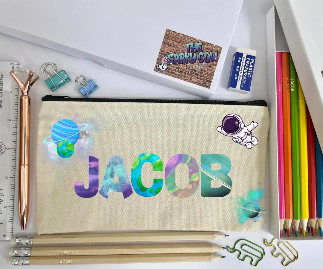 Personalised Space Gift, Space Pencil Case, Pencil Case Boys ...