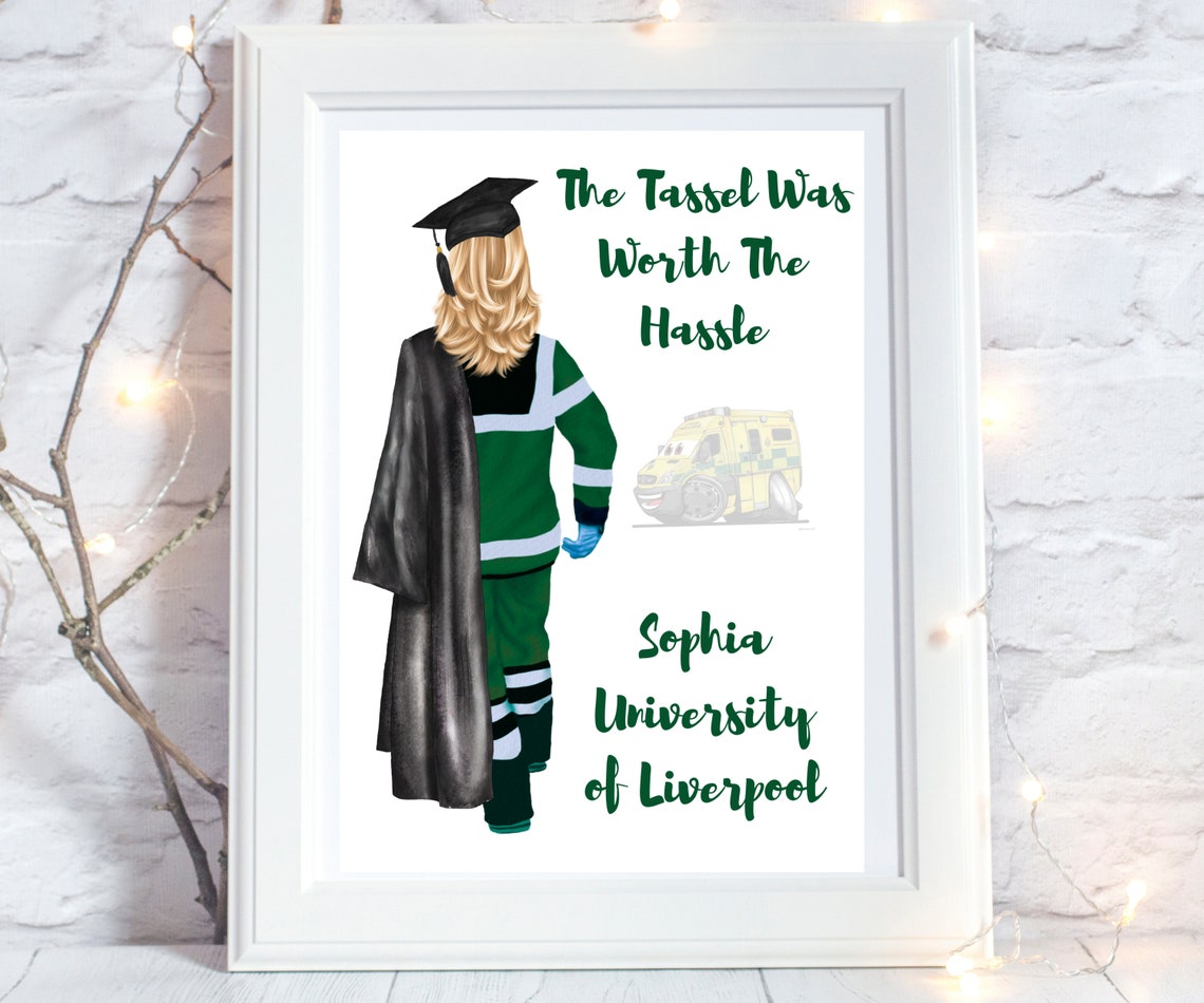 Personalised Paramedic Graduation Gift Uk Paramedic Print - Etsy UK